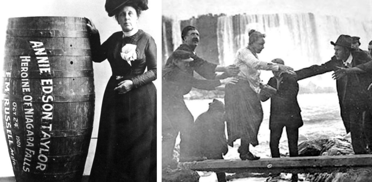 10 Facts About Annie Edson Taylor's Niagara Falls Stunt | LittleThings.com