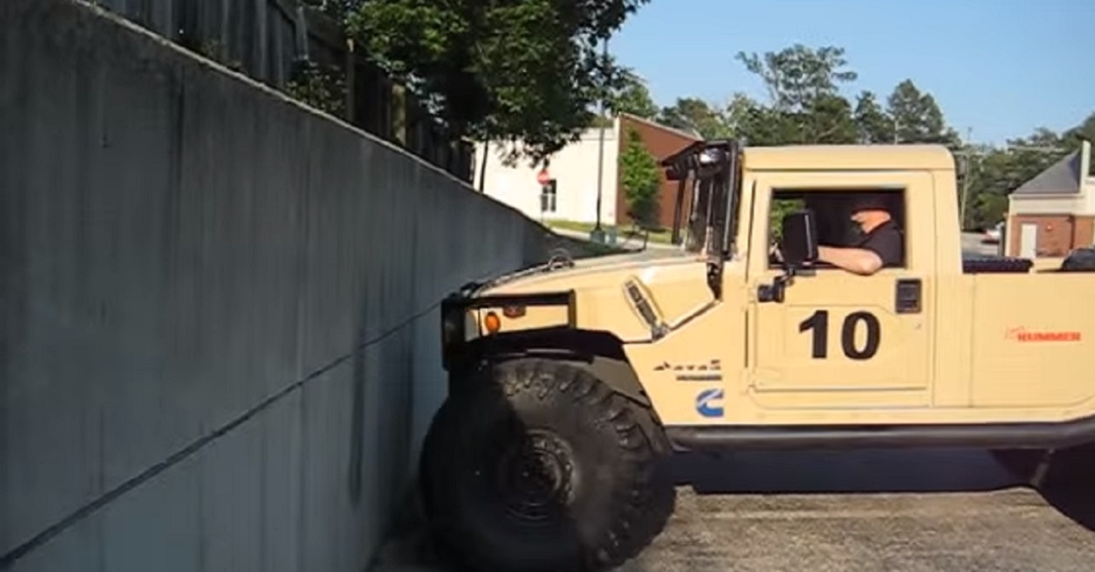 What Happens When You Put A Humvee Up Against A Six-Foot Wall? I Was ...