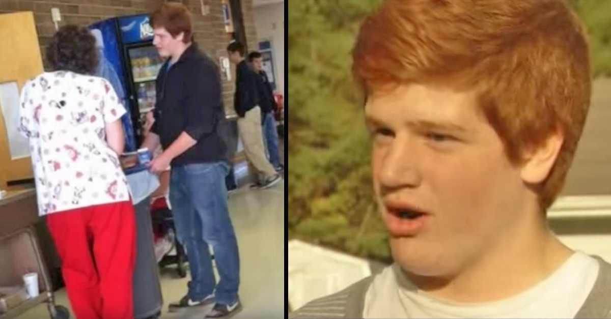 Student Grabs His Lunch Tray, Then Cafeteria Worker Dumps It In The ...