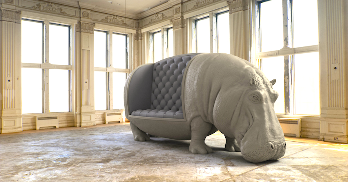 This Artist Creates Unique Chairs Shaped Like Enormous Animals. These ...