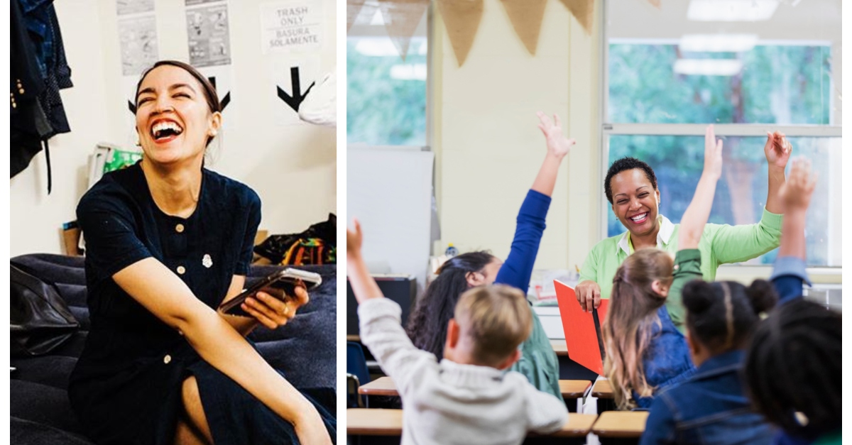People Begin Praising The Teacher Who Changed It All After AOC Tweet ...