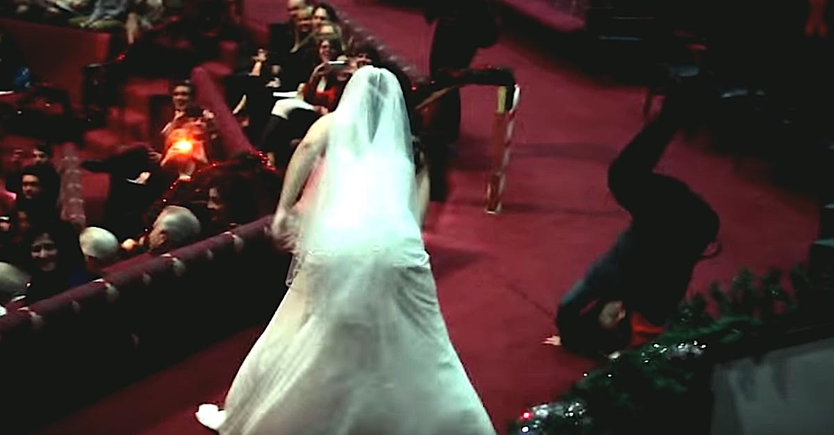 Bride Throws A Wedding Guest On The Ground, But When The Groom Cuts In ...