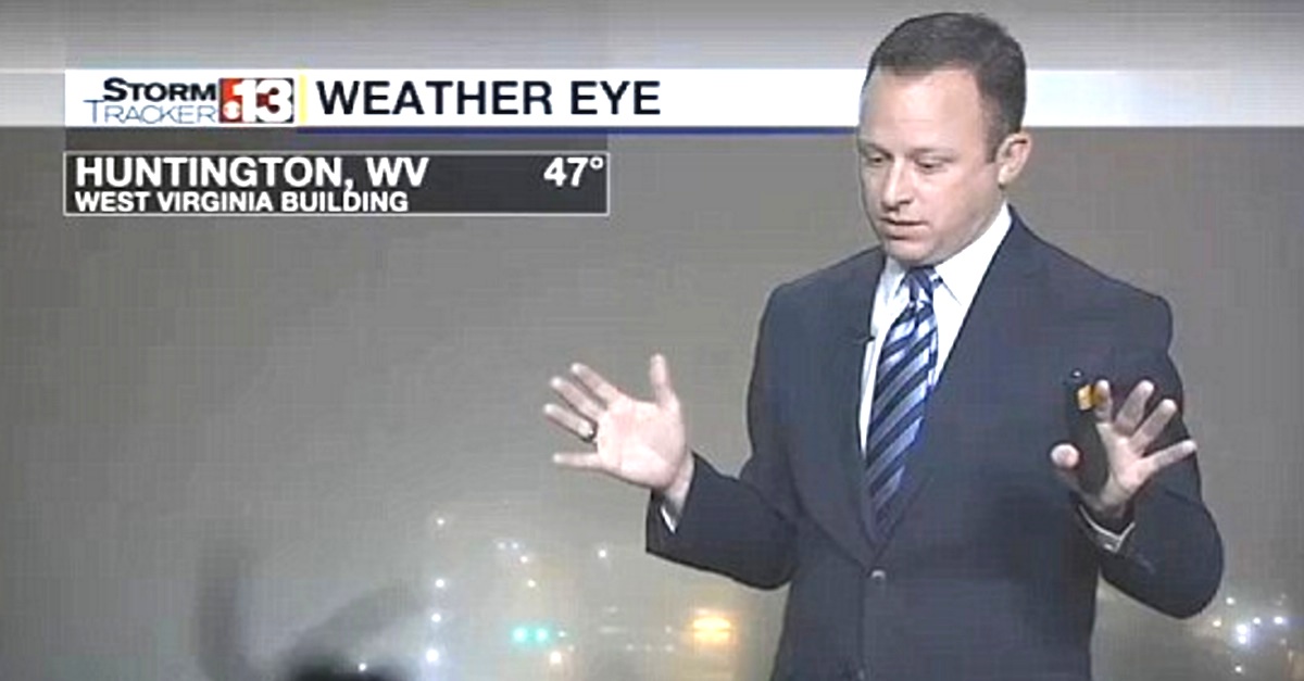 Live On The Air, Weatherman Looks Down And Sees THIS. His Reaction? I ...
