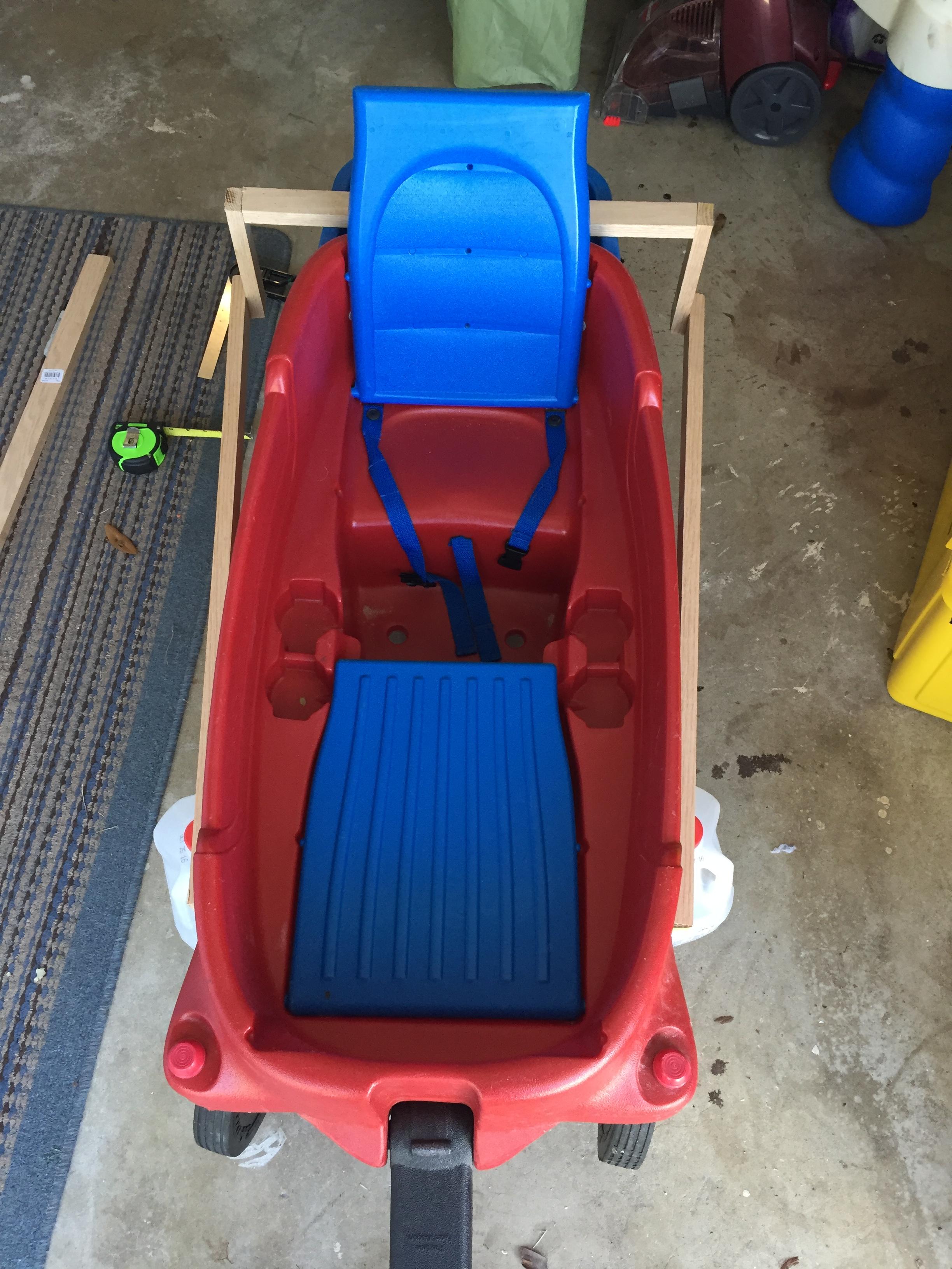 Dad Transforms Son's Radio Flyer Wagon Into Incredible Rocket Ship ...