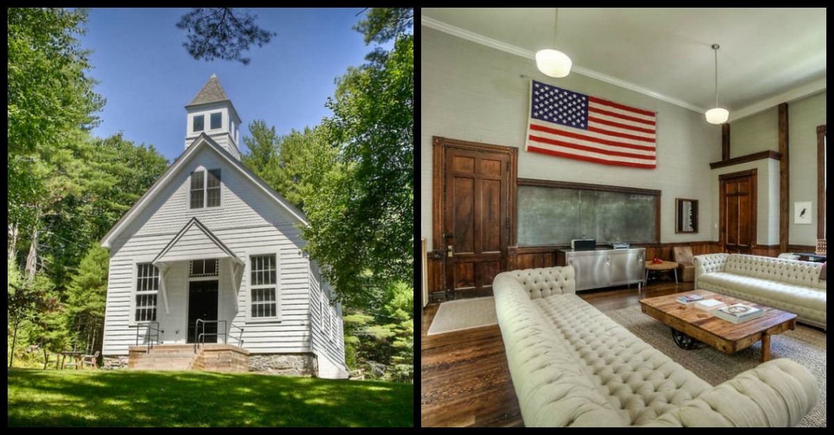 Quaint 1800s Schoolhouse Is Transformed Into A Cozy Little Home ...