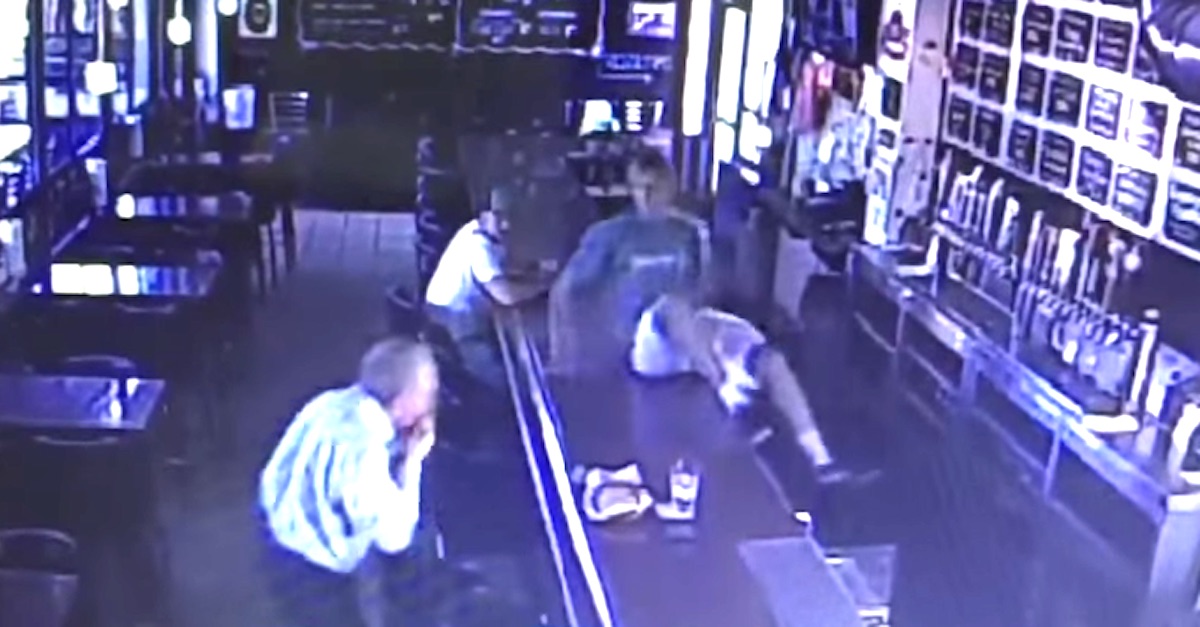 Bartender Jumps Over Bar To Save Choking Patron's Life | LittleThings.com