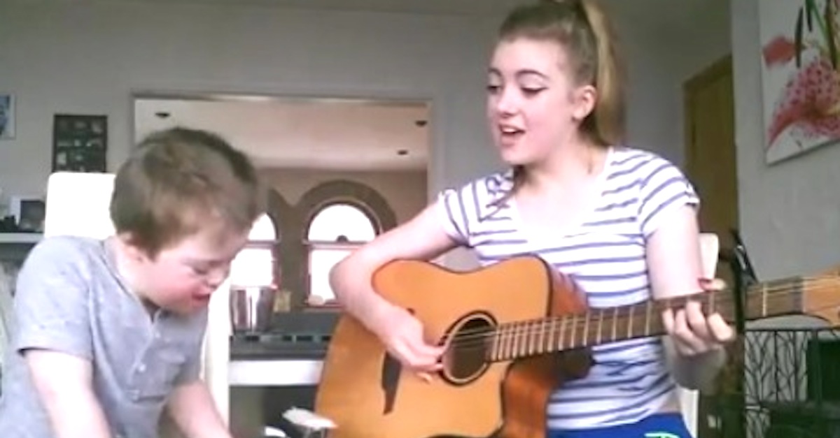 She Starts Singing A Famous Song... When Her Brother Looks Up And Does ...