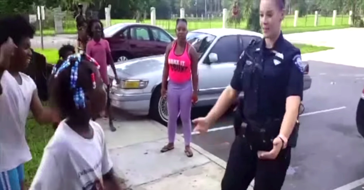Female Cop Stops A Young Girl On The Sidewalk. But When She Does THIS ...