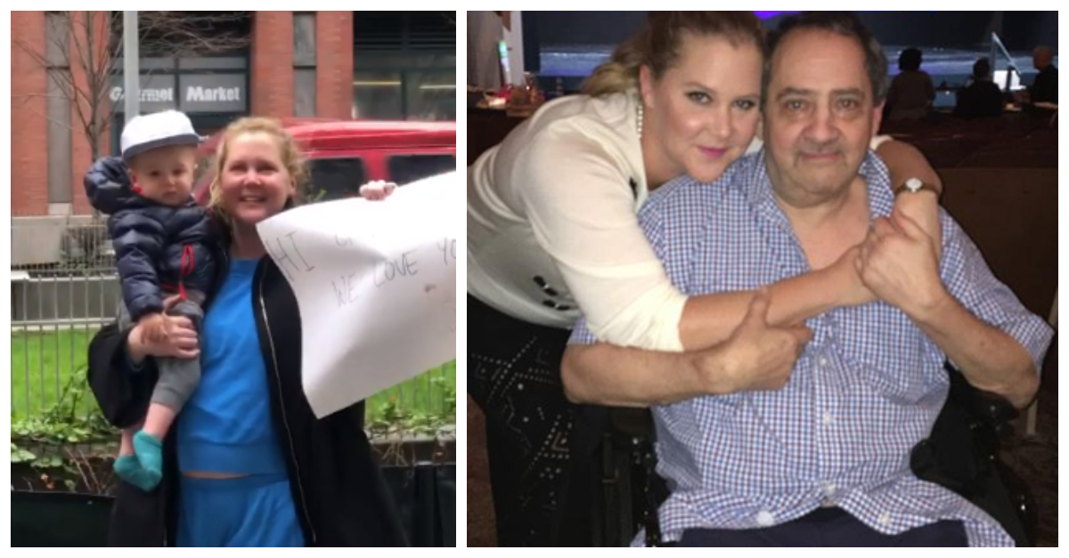 Amy Schumer Posts Cute Video Of Her And Son Waving To Her Dad ...