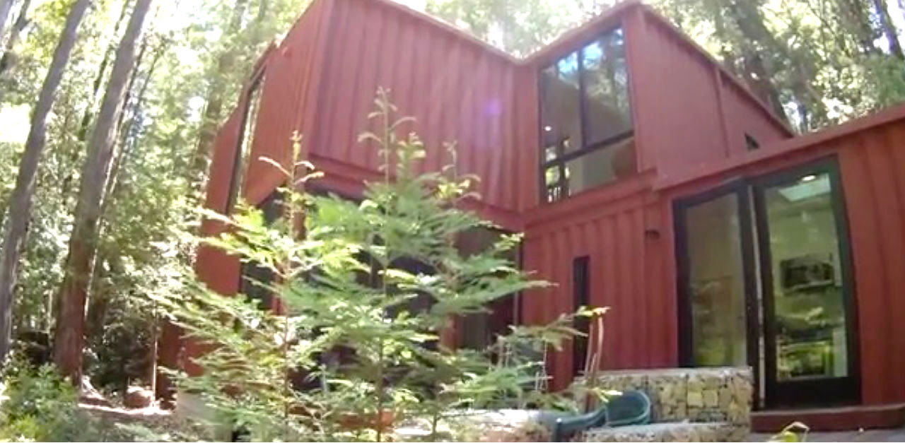 They Stack Shipping Containers Deep In The Woods. When You See Inside ...