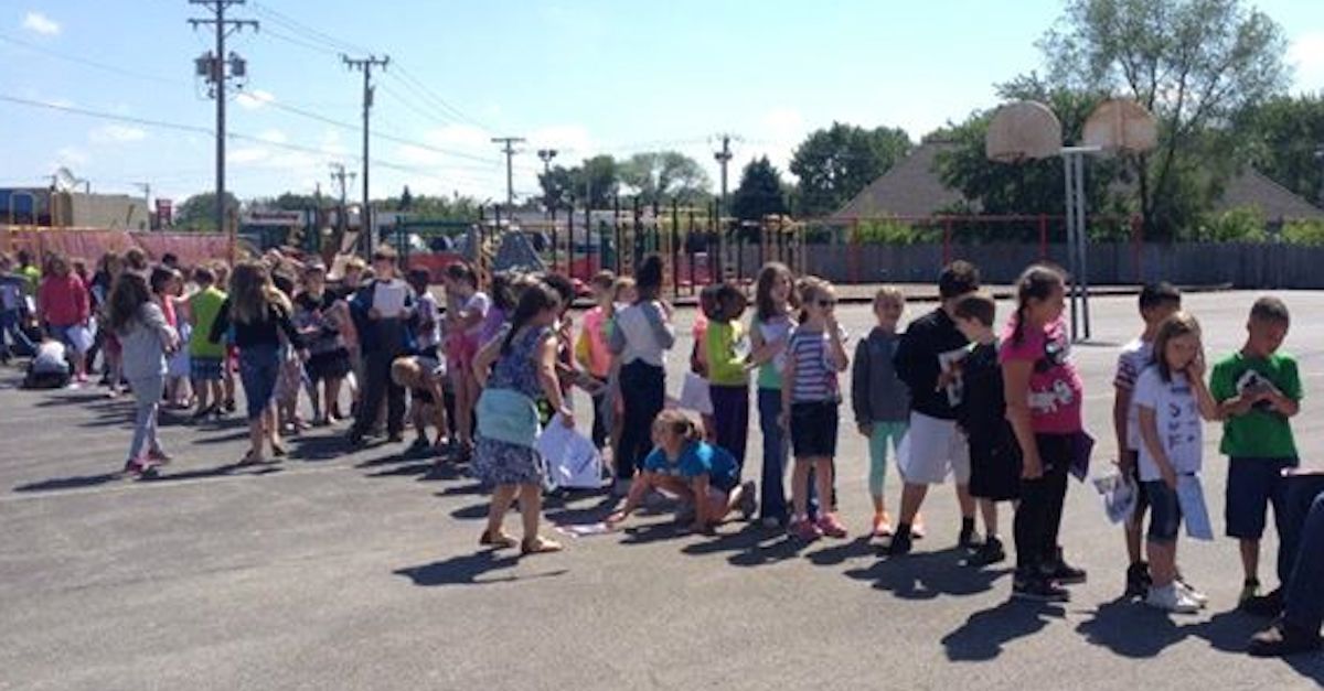 Viral Photo Shows Young Students Lined Up Outside. What They’re Waiting ...