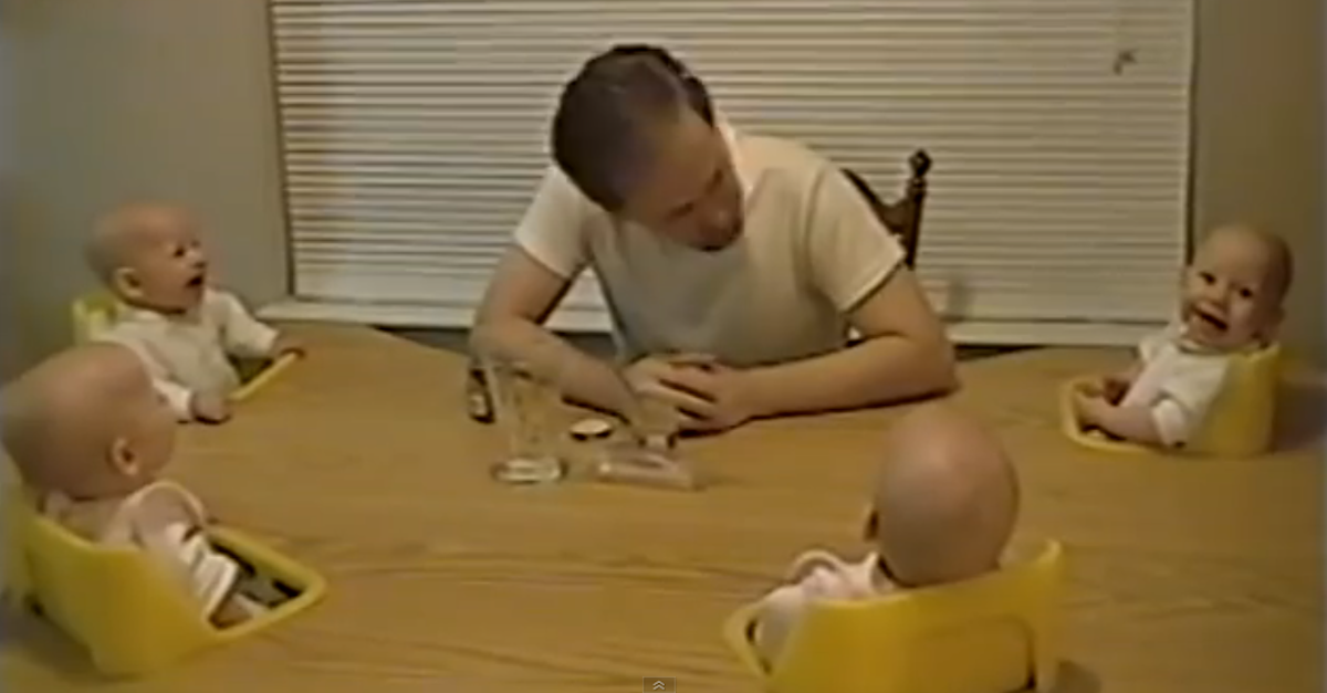 *This* Is What Happens When Her Husband Watches Their Quadruplets ...