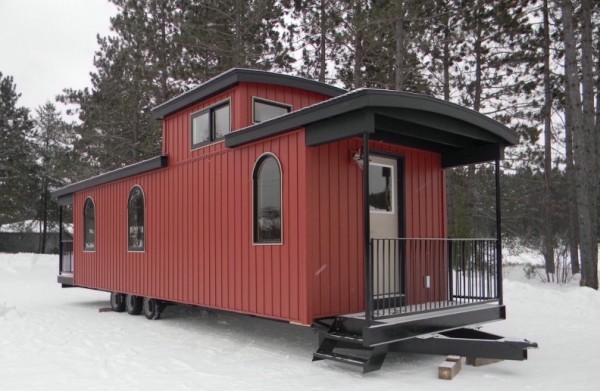 This Caboose-Style Tiny House Has An Amazing Interior! | LittleThings.com