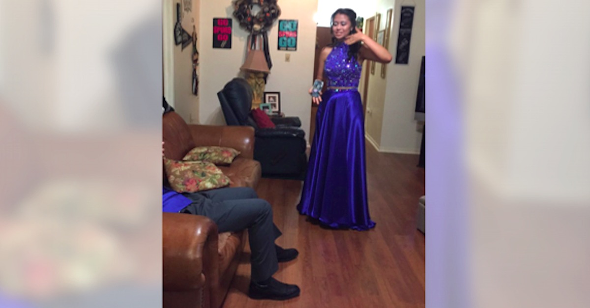 Teen Starts Crying When He Sees Girlfriend In Prom Dress | LittleThings.com
