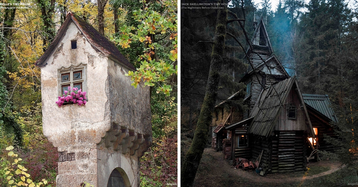 Designers Imagine The Tiny Houses Of Six Disney Characters ...