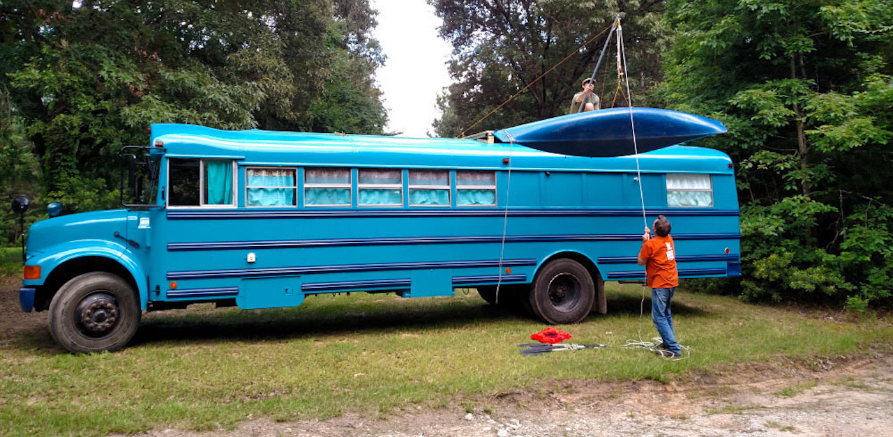 Texas Couple Converts A School Bus Into A Home | LittleThings.com