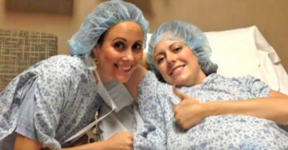 Sisters Pose For Photo At The Hospital. But Look Closely At Sister On ...