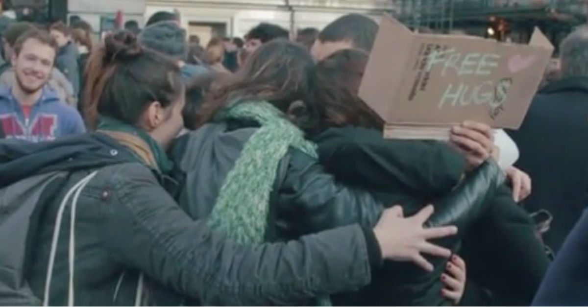 They Offer Free Hugs In A Crowded Street, But Wait Til You See Where ...