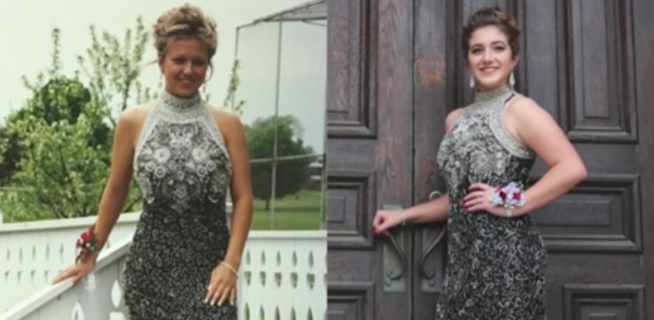 Teen Wears Mom's Prom Dress 21 Years Later | LittleThings.com