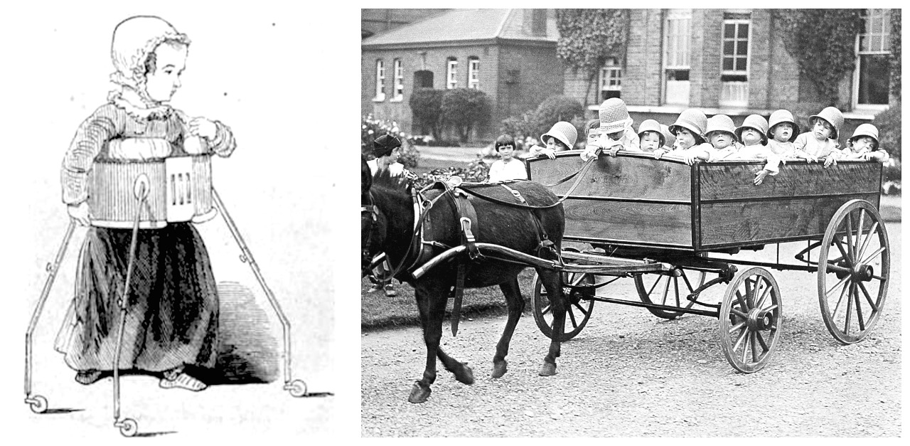12 Crazy Vintage Baby Strollers And Other Devices | LittleThings.com