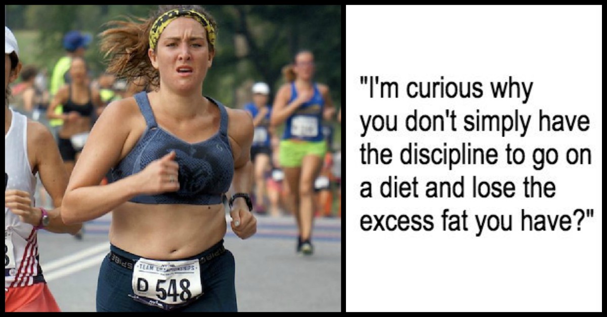 Marathon Runner Hits Back After Man Attacks Her Weight | LittleThings.com