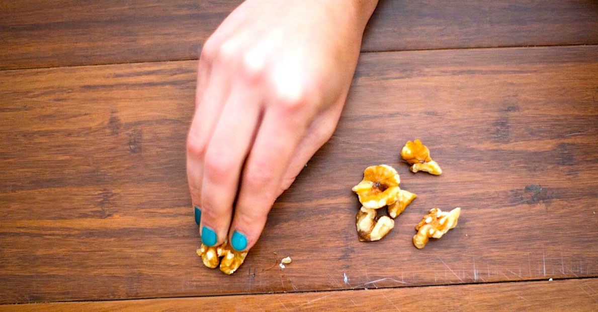 She Rubs A Walnut On A Piece Of Wood. Why? This Is SO Cool ...