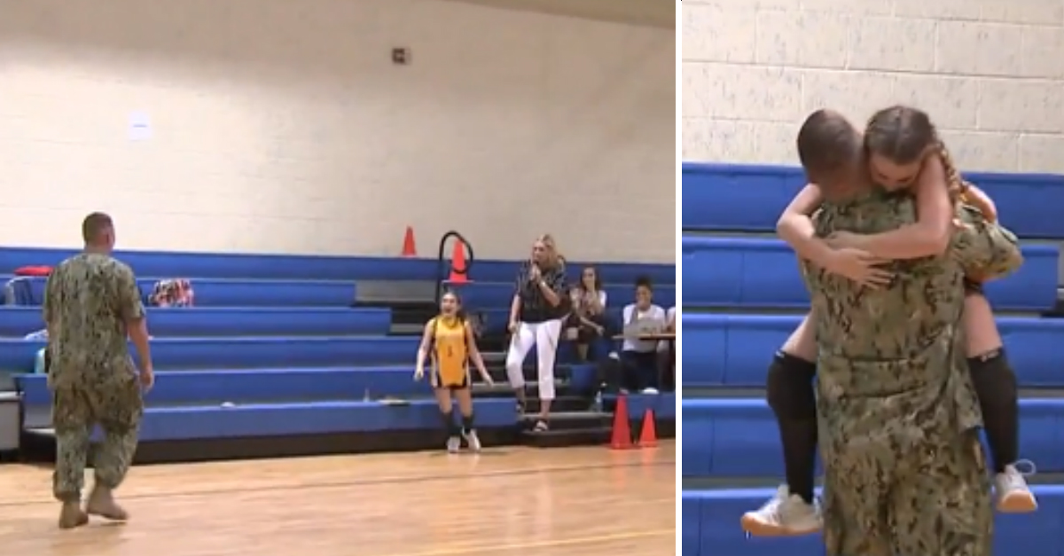 Daughter Leaps Into Military Dad's Arms When He Comes Home From His 8th ...