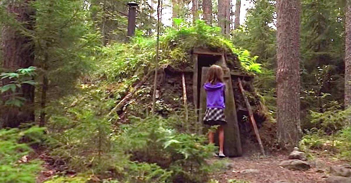 Child Finds A Creepy Door Built In A Grassy Mound, Then Steps Inside ...