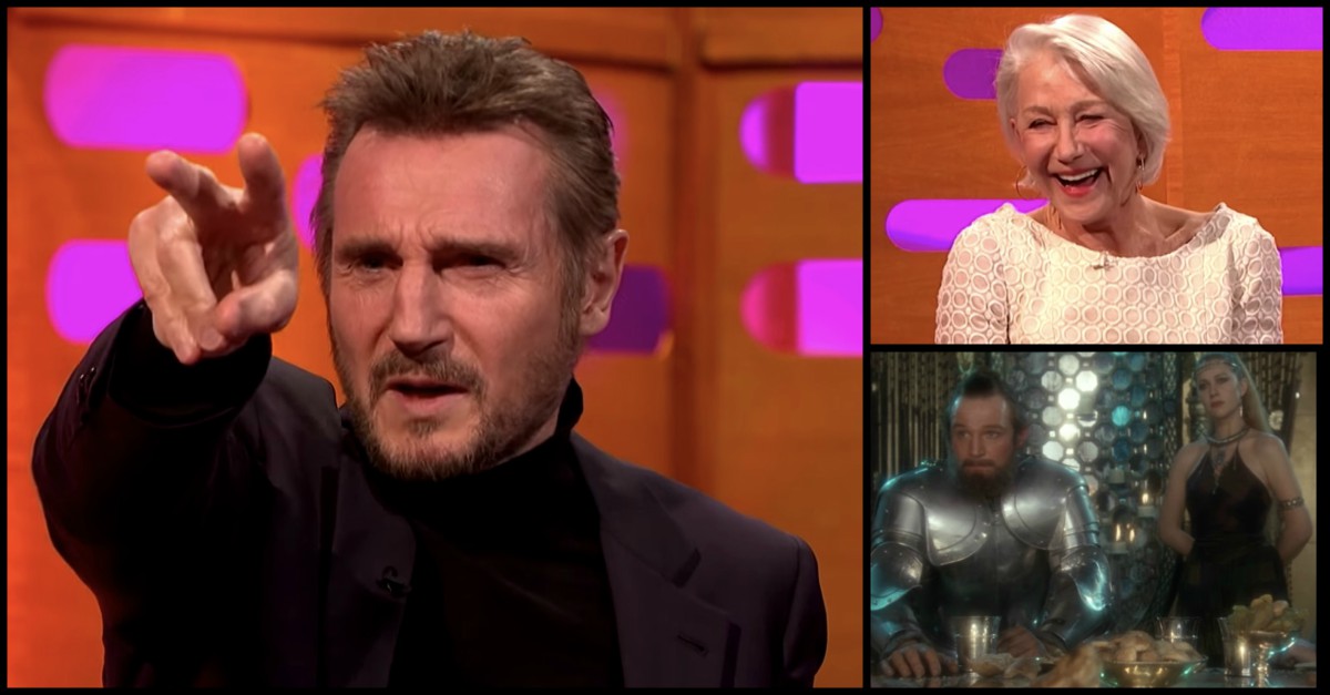 Liam Neeson & Helen Mirren Discuss Their Past Relationship ...