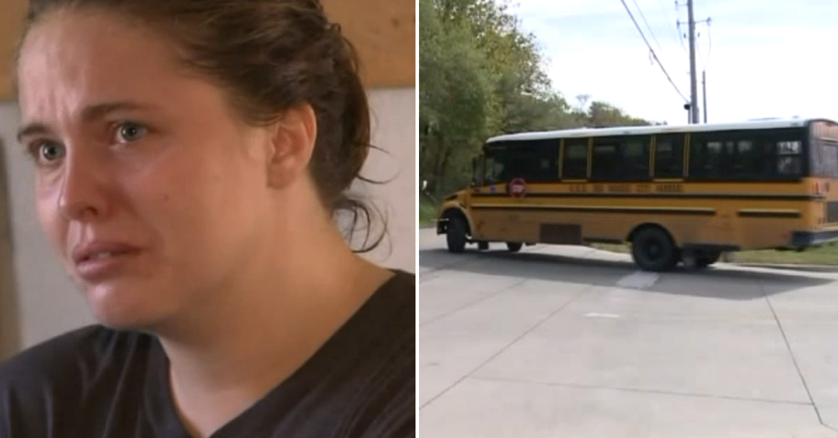 Scared 3-Year-Old Sobs For Mom After Bus Driver Drops Him Off At The ...