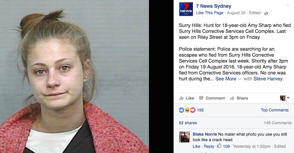 Cops Share Missing Teen's Mug Shot On Facebook, Then She Has The Nerve ...