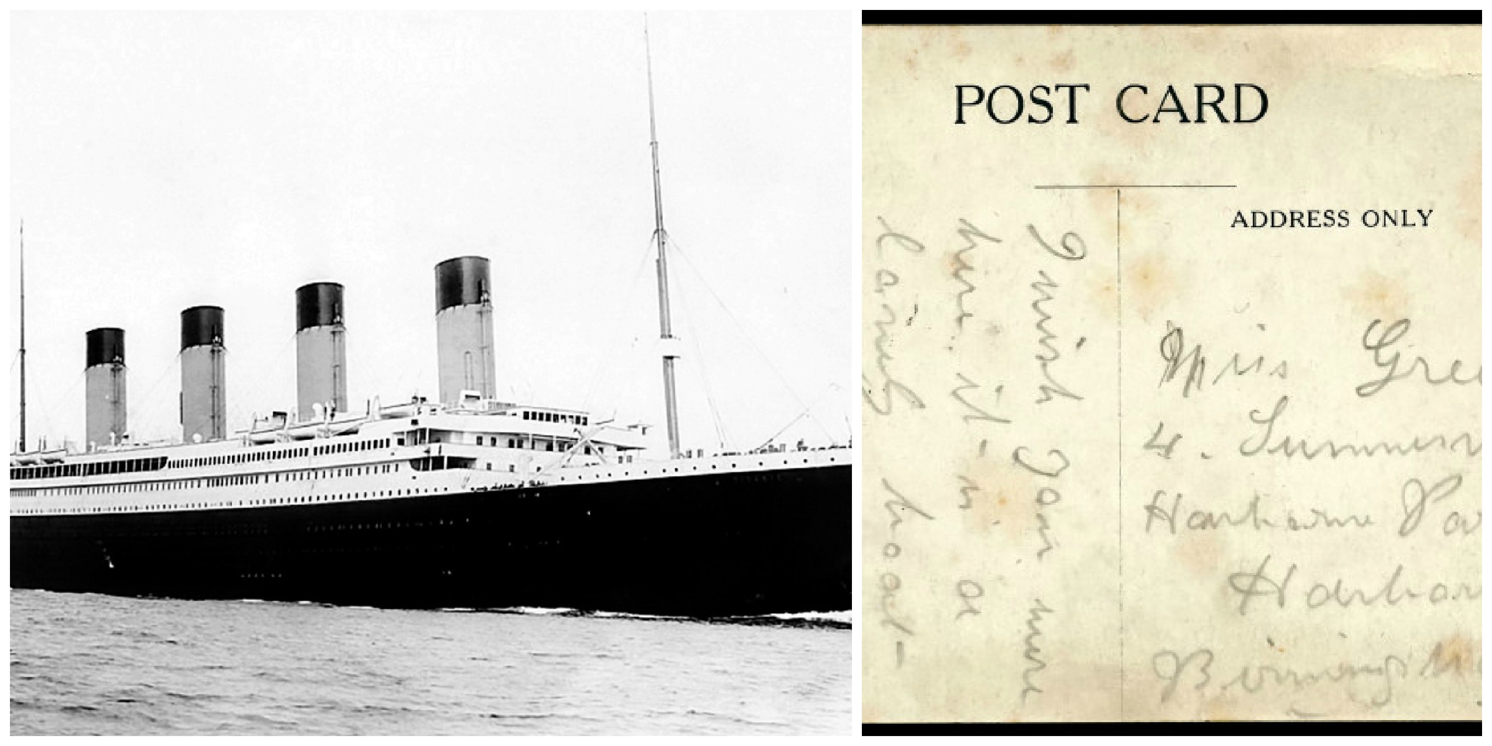 Postcard From Titanic With Chilling Message From Maid Goes Up For ...