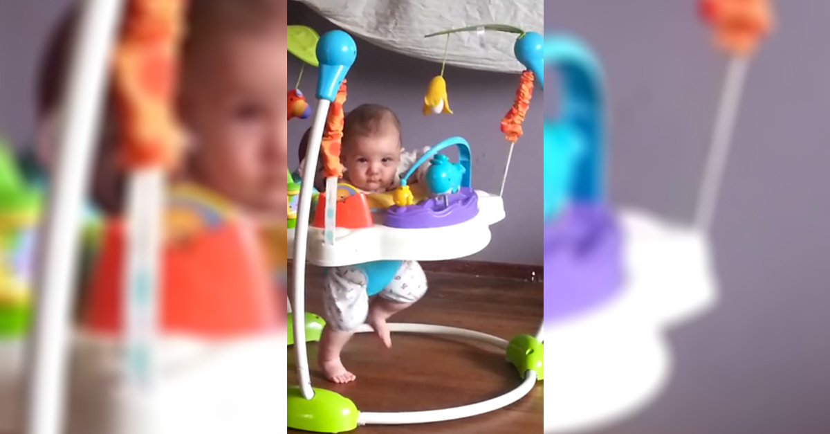 The Baby Starts Jumping. 5 Seconds Later, I'm Sure Dad Did NOT Expect ...