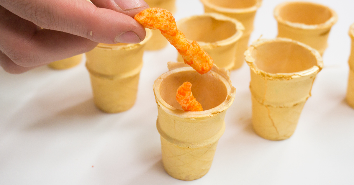 She Stuffs Cheetos Into An Ice Cream Cone. Seems Weird, But The Reason ...