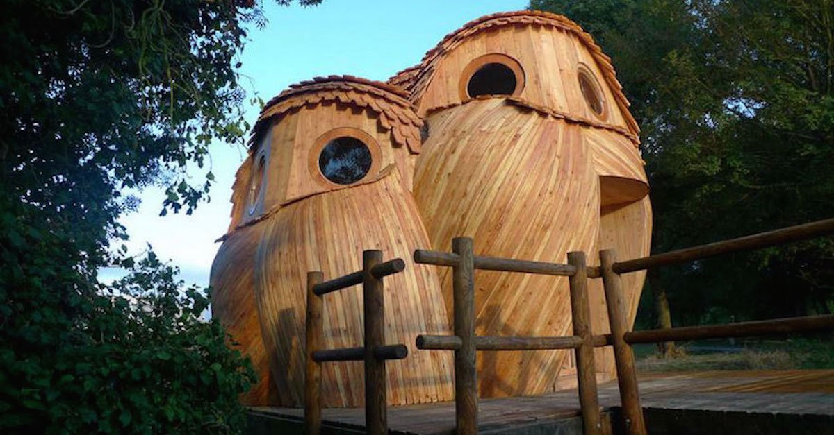 These Adorable Owl Cabins Make For A Great Getaway | LittleThings.com