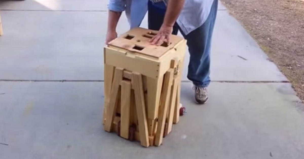 He Pulls On A Strange-Looking Box. What Comes Out? I NEED This ...