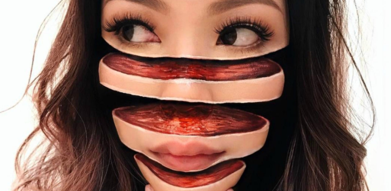 Makeup Artist Creates Optical Illusions On Her Face | LittleThings.com