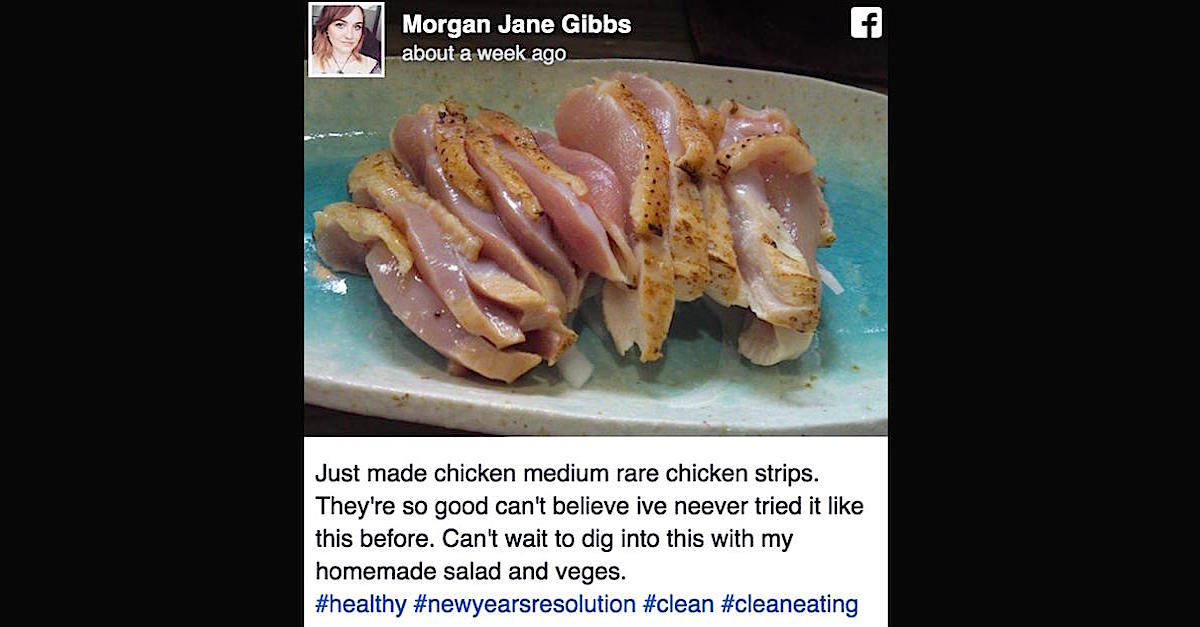 Woman Posts Photo Of Raw Chicken Dinner | LittleThings.com