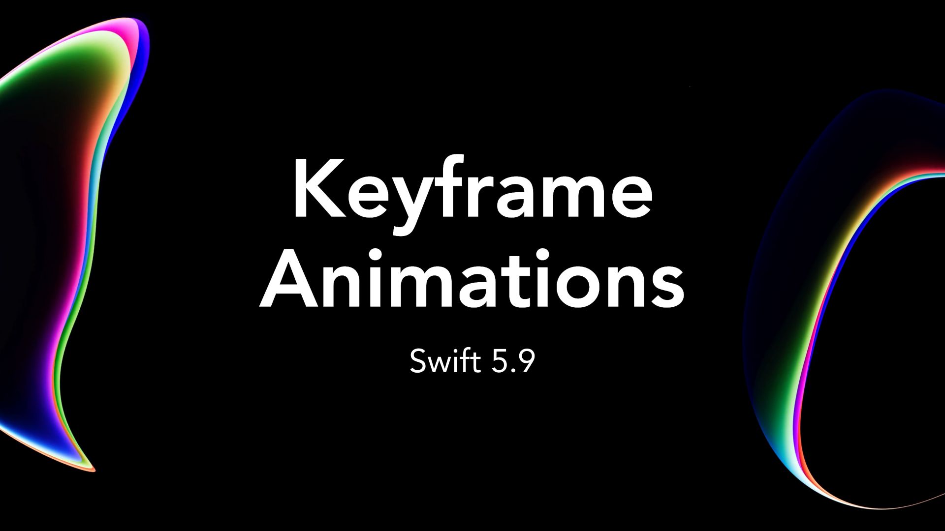 Keyframe Animations In Swiftui