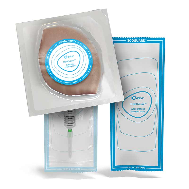 Recycle ready forming film split nylon healthcare medical packaging | Amcor