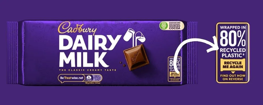 Mondelz shifts Cadbury sharing bars to 80 recycled plastic packaging ...