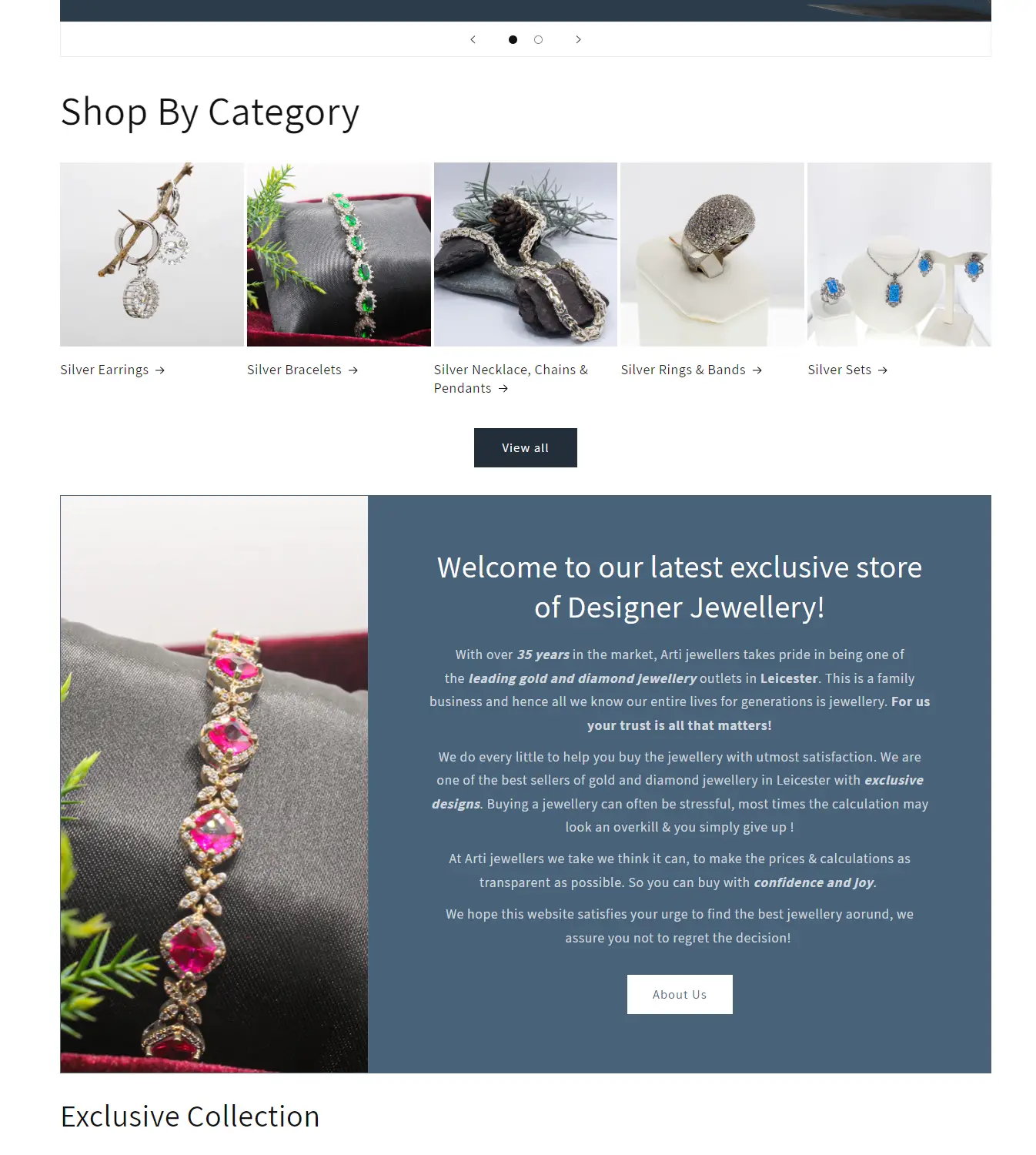 Arti jewellers store
