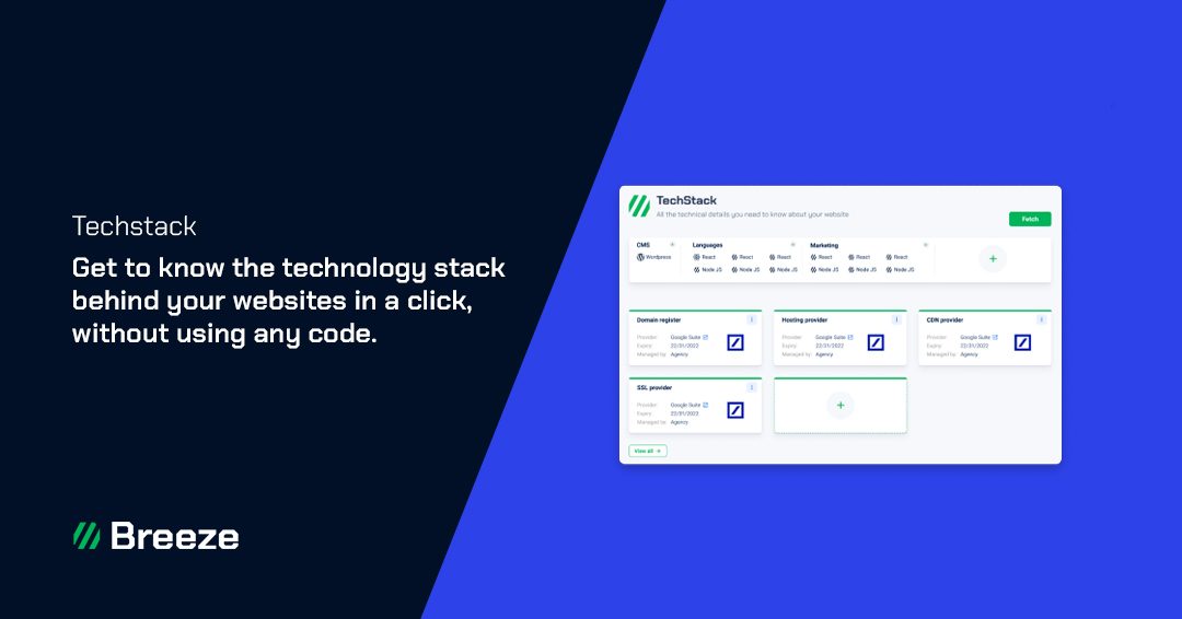 Tech Stack Breeze | Get To Know Technology Stack