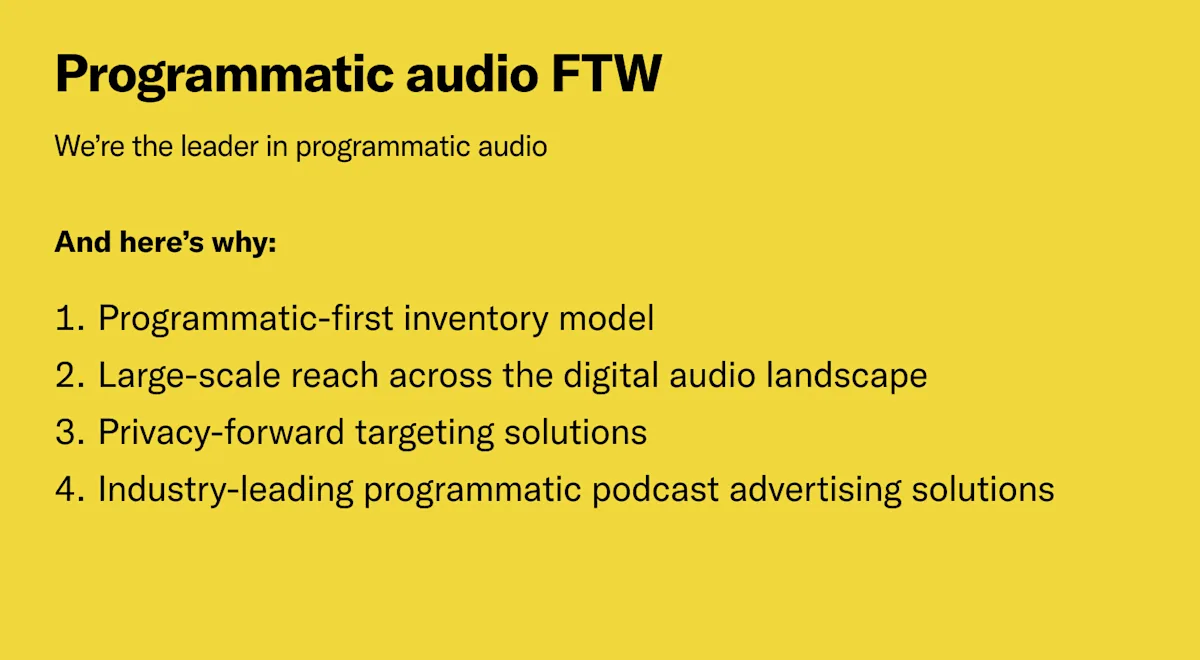 4 Reasons Why Programmatic Audio With SiriusXM Media Wins