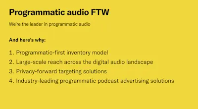 4 Reasons Why Programmatic Audio With SiriusXM Media Wins