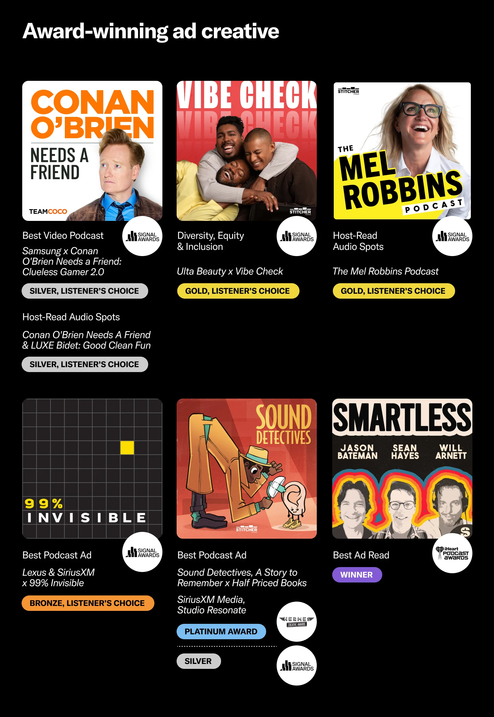 How Award-winning Podcasts—and Ads—Influence Your Consumers