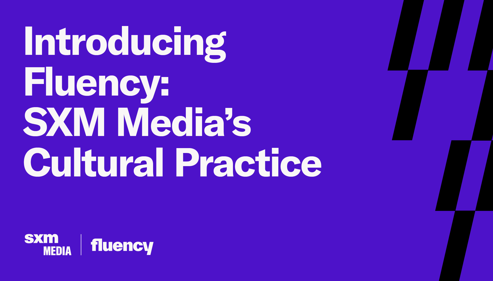 Introducing Fluency: Connect Brand, People & Community | SiriusXM