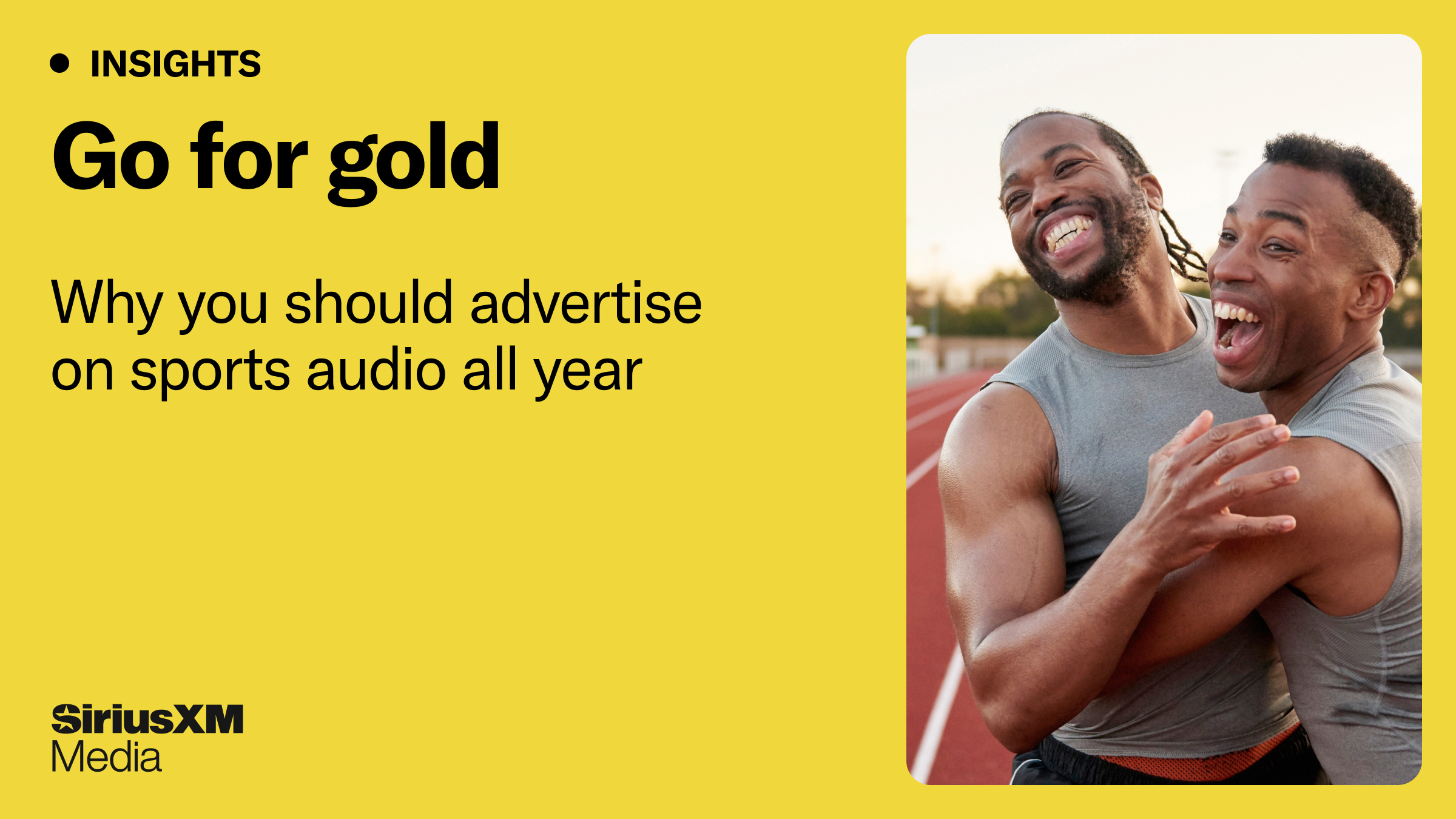 Go for Gold: Why You Should Advertise on Sports Audio All Year