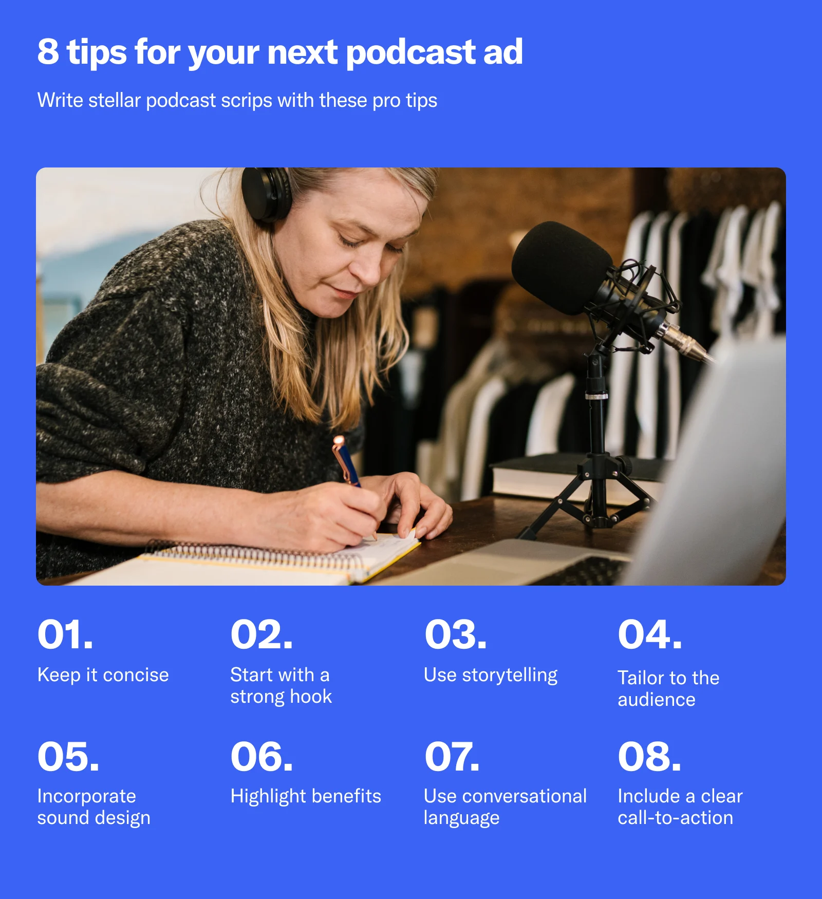 The Art of the Podcast Ad: How to Write Advertising Scripts