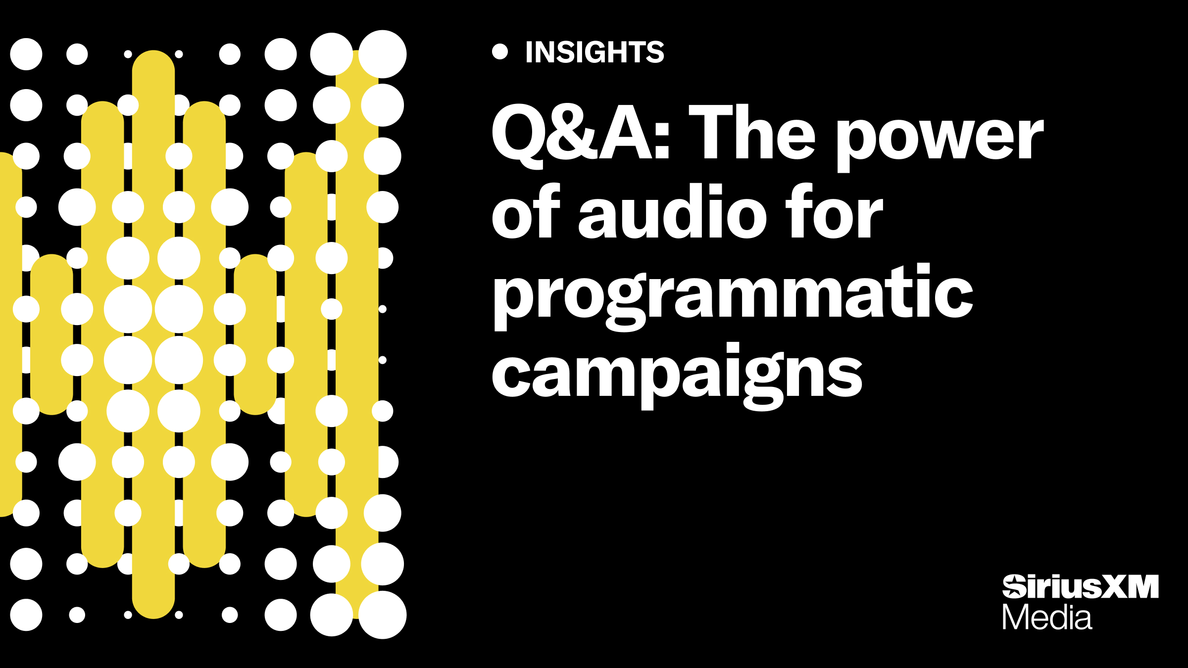 Q & A: The Power of Audio for Programmatic Campaigns